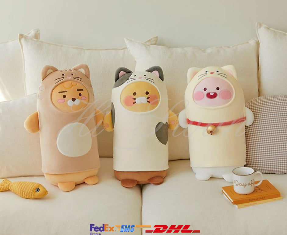 [KAKAO FRIENDS] Cat Pillow Choonsik Little Ryan Apeach OFFICIAL MD – HISWAN