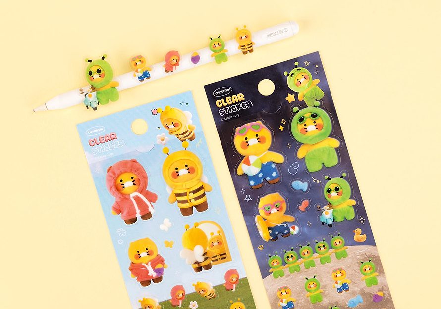 [KAKAO FRIENDS] Choonsik Clear sticker OFFICIAL MD – HISWAN