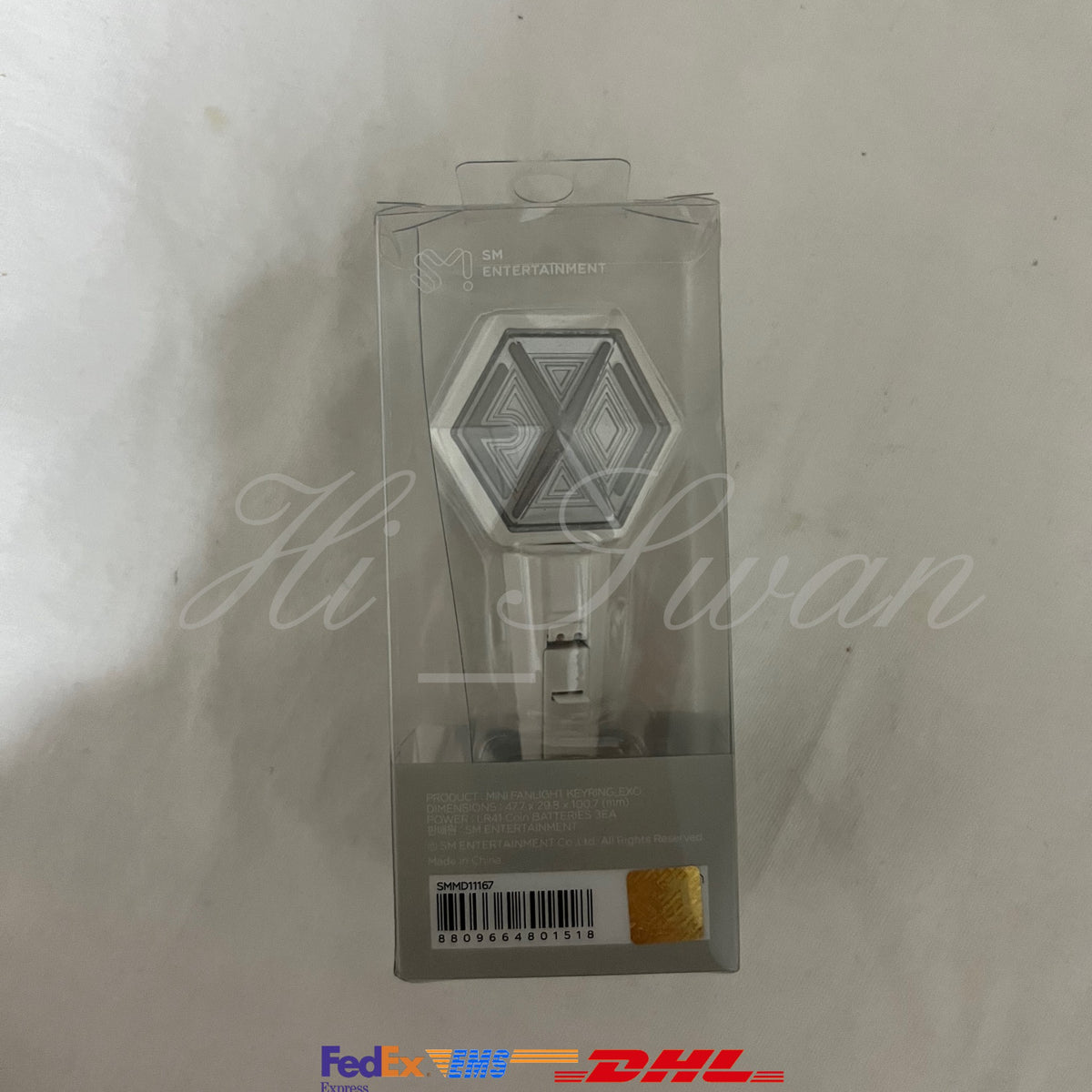 [EXO] EXO MINI FANLIGHT KEYRING OFFICIAL MD – HISWAN