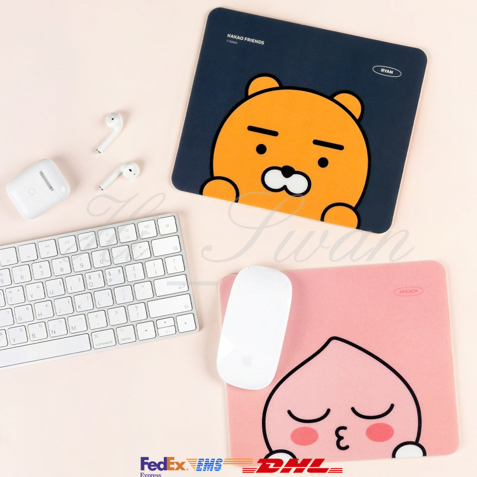 [KAKAO FRIENDS] Ryan & Apeach Face Mouse Pad OFFICIAL MD – HISWAN