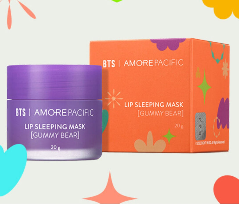 [BTS] - BTS X AMOREPACIFIC GUMMY BEAR LIP SLEEPING MASK OFFICIAL MD ...