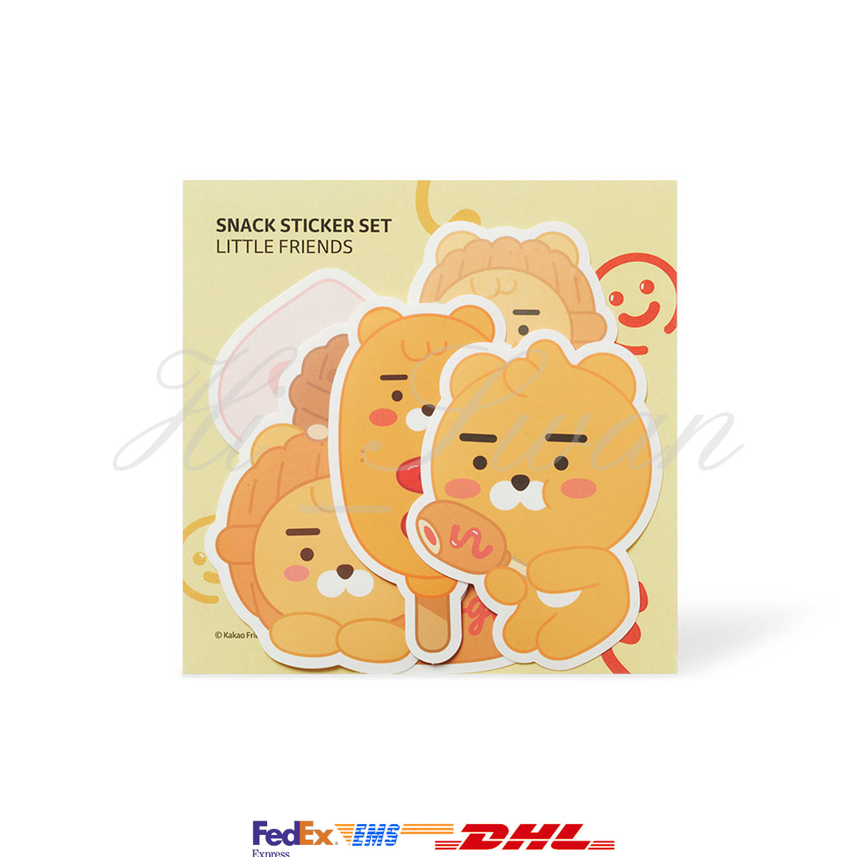 [KAKAO FRIENDS] Little Friends Snack Sticker Set OFFICIAL MD – HISWAN