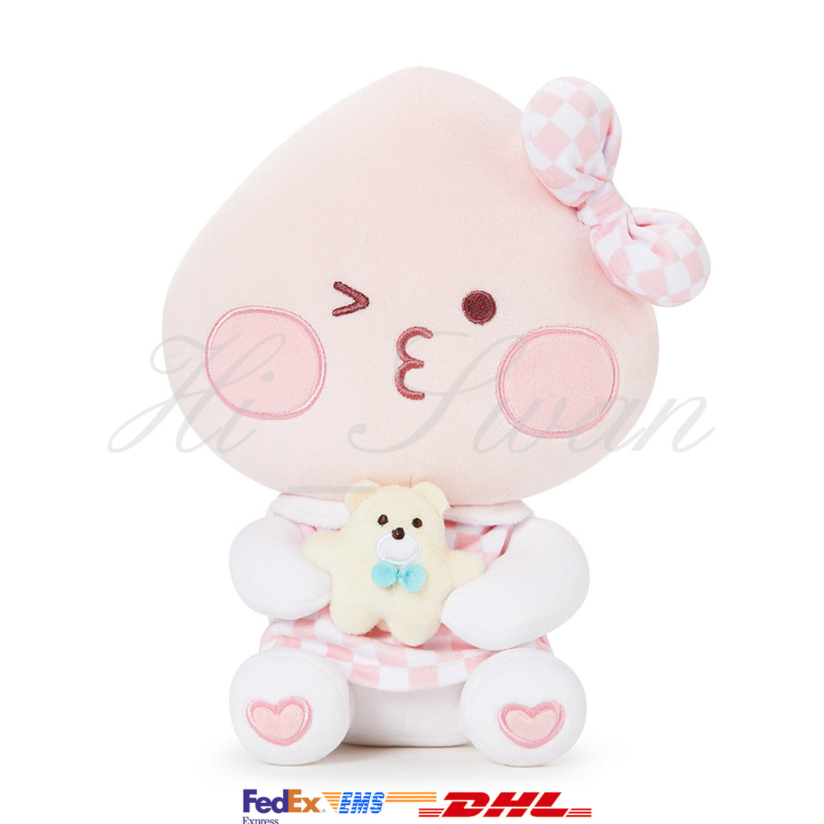 [KAKAO FRIENDS] Oh Happeach Day! Apeach Plush Doll OFFICIAL MD – HISWAN
