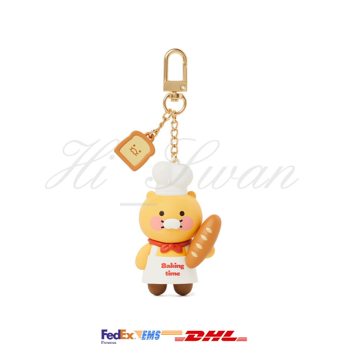 [KAKAO FRIENDS] Baking Time Choonsik Figure Keyring OFFICIAL MD – HISWAN
