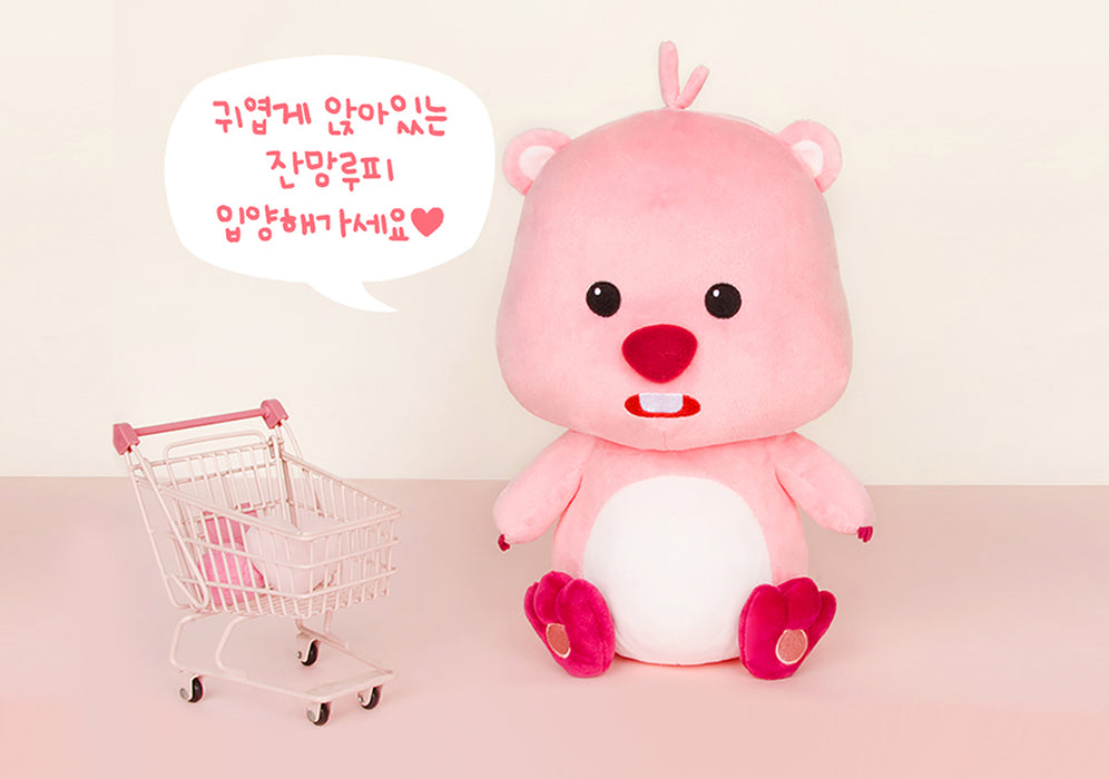 [KAKAO FRIENDS] Zanmang Loopy Sitting Plush Doll 30cm OFFICIAL MD – HISWAN